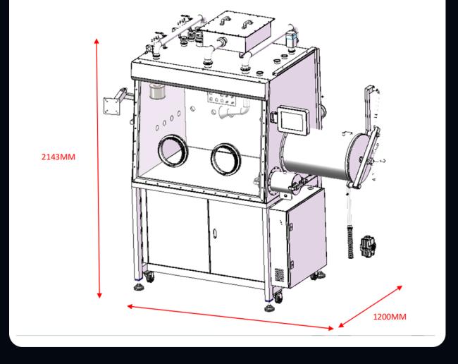 New Type of Fiber Optic Vacuum sealed Glove Box, Nitrogen Welding Machine, Sealing Welding Equipment Factory Price