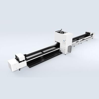 China 1500W 3000W Fiber Laser Cutting Machine For Pipe Raycus Laser Tube Cutting Machine for sale