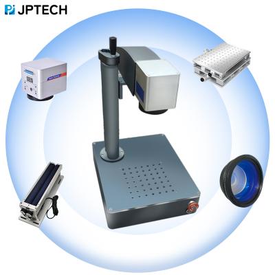 China Desktop Fiber Laser Marking Machine 20w 30w 50w Small Laser Engraving Machine For Metal for sale