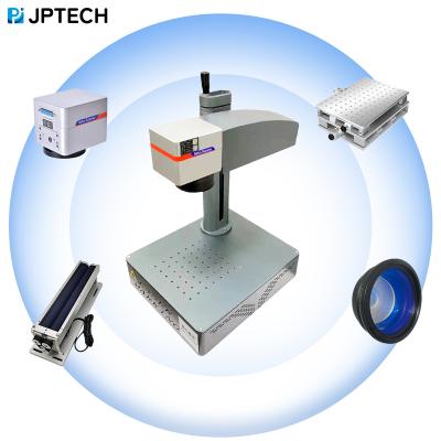 China Desktop Fiber Laser Marking Machine 20w 30w 50w Small Laser Engraving Machine For Metal for sale