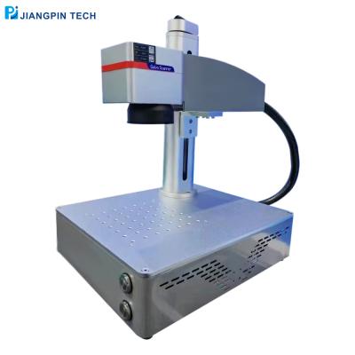 China Desktop Fiber Laser Marking Machine 20w 30w 50w Small Laser Engraving Machine For Metal for sale