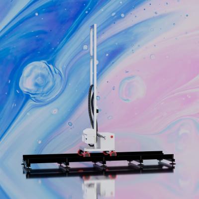 China Automatic 220V 3D Vertical Wall Printer Digital Varnish UV Inkjet Wall Painting Machine for sale
