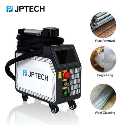 China New Air-Cooled Handheld JPT Laser Pulse Cleaning Machine 6000w Suitable For Rust Removal / Paint Removal / Wood Cleaning for sale
