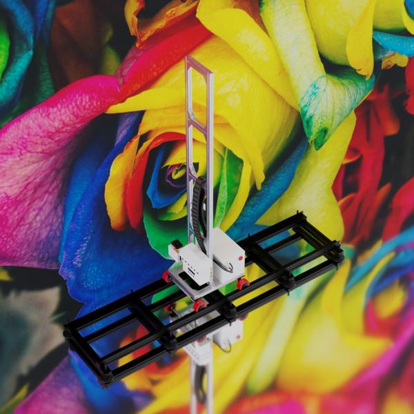 Quality 2D 3D 2 in 1 Wall and Floor Vertical Single Double Head Colour Art Inkjet Wall for sale
