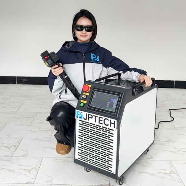 Quality 500W Pulse Laser Cleaning Machine, Handheld Portable Laser Rust Remover with Integrated Air Blowing Head, Non-Destructive Pulsed Fiber Laser Cleaner for Metal Rust, Paint, and Oil Removal for sale