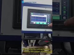 Limpieza del cordón de soldadura durante el cambio del gabinete Quan Guan