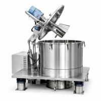 China Crystal Dewatering and Automatic Batch Separation Scraper Bottom Discharge Centrifuge for sale