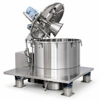 China Crystal Dewatering and Automatic Batch Separation Scraper Bottom Discharge Centrifuge for sale