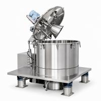 China Crystal Dewatering and Automatic Batch Separation Scraper Bottom Discharge Centrifuge for sale