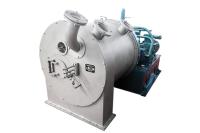 China 2 Stage Continuous Horizontal Centrifuge Machine Separator Perforated Basket for sale