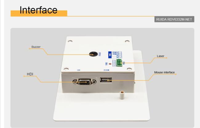 RDV6332M-NET CO2 Laser Controller side view