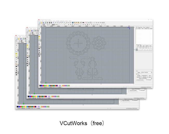 VCutWorks software interface