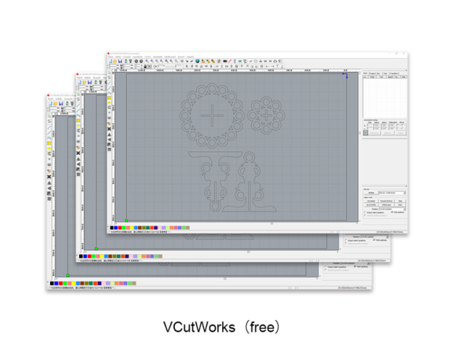 VCutWorks software interface
