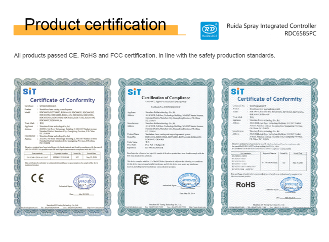 Product certification badges