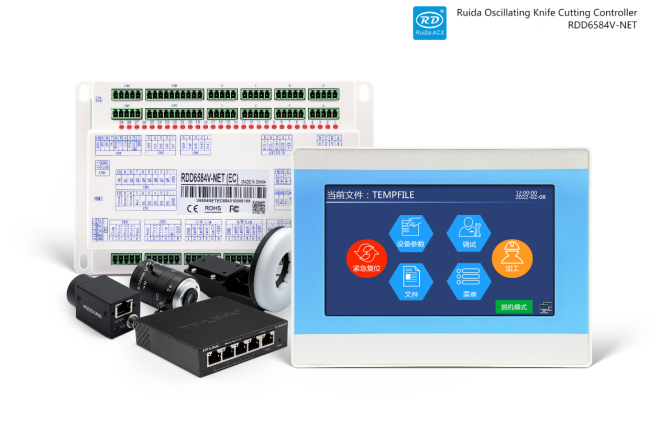 Ruida RDD6584V-NET controller with touch screen interface