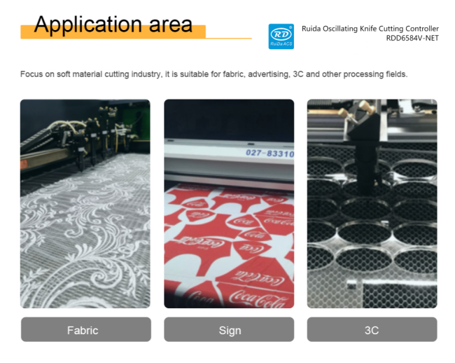 Industrial applications of Ruida cutting controller