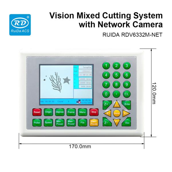 Quality RDV6332M-NET CO2 Laser Controller For Mixed Cutting Of Metals And Non Metals for sale
