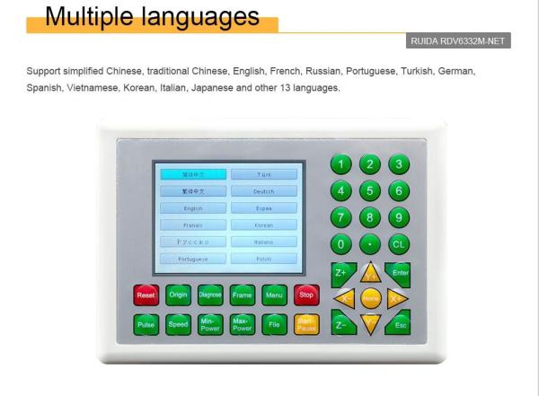 Quality RDV6332M-NET CO2 Laser Controller For Mixed Cutting Of Metals And Non Metals for sale