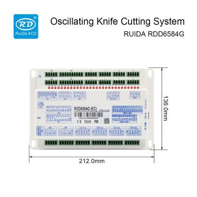 China RUIDA RDD6584G Oscillating Knife Controller with 8 Axis and 7 Touch Screen for sale