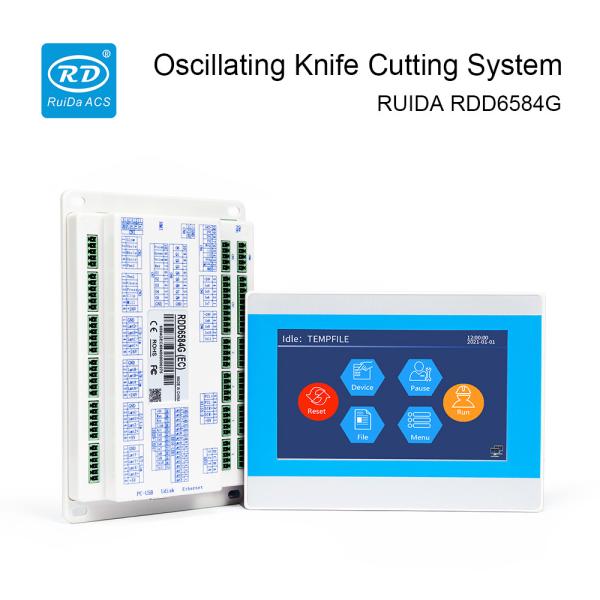 Quality RUIDA RDD6584G Oscillating Knife Controller with 8 Axis and 7 Touch Screen for sale