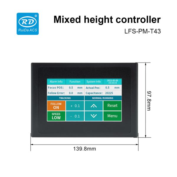 Quality RUIDA Laser Height Controller LFS-PM-T43 Metal Non Metal Automatic Height for sale