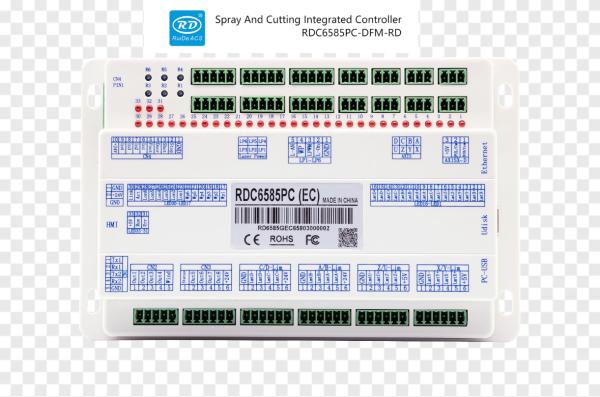 Quality 2 Channel Laser Height Controller With Spray Cutting 8 Axis System Ruida for sale