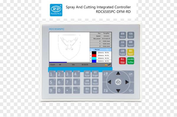 Quality 2 Channel Laser Height Controller With Spray Cutting 8 Axis System Ruida for sale
