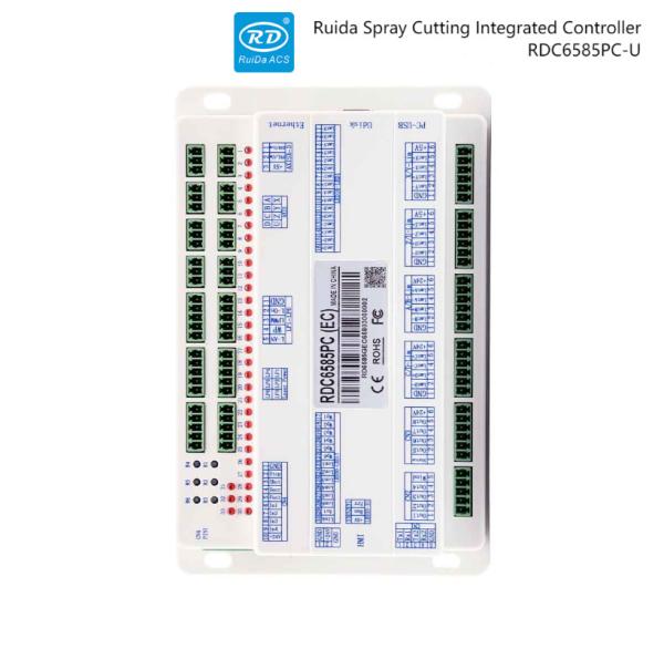 Quality Double Beam Laser Height Controller With 5 Inch Screen Ruida RDC6585PC-U for sale
