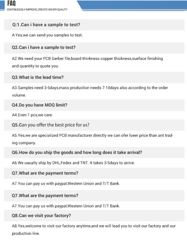 Finished PCB products