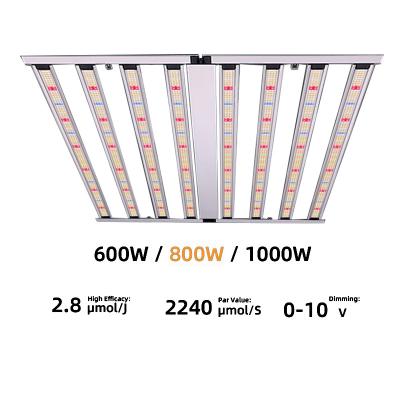 China Dimmable Bar Style Led Grow Lights Full Spectrum 800w Lm301h Indoor LED Grow Light for sale