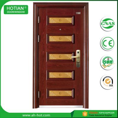 China Wrough Iron Grill Door Steel Door with Anti-theft, Waterproof Function for sale