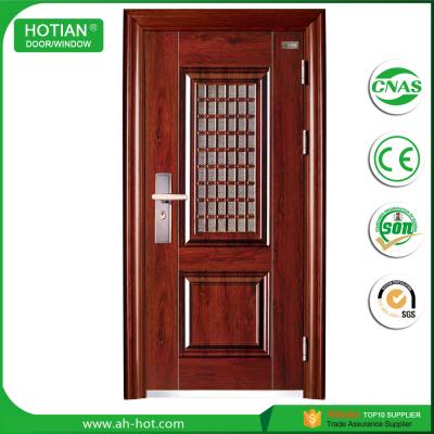 China simple modern house gate steel door, latest main gate design wrought iron door for sale