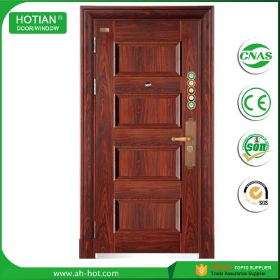China house residential wrought iron steel door for sale