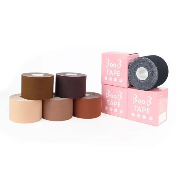 Quality Custom Self Adhesive Waterproof Boob Tape Roll 5cmx5m Swim Proof For Girls for sale