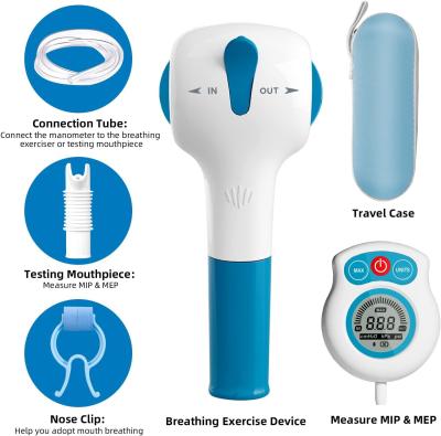 China Smart Breathing Muscle Trainer Device Improves Lung Capacity With App Connectivity for sale