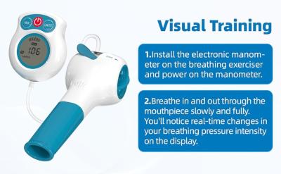 China App Connectivity Breathing Muscle Trainer Lung Exerciser Factory Direct OEM Logo for sale