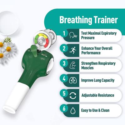 China Lung Fitness Breathing Muscle Trainer Expiratory Breathing Exercise Device Healthy Care for sale