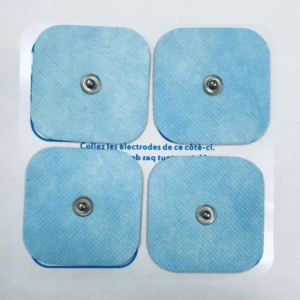 Quality 2"x2" TENS Unit Electrical Stimulator Electrode Patches , Snap Electrodes Pads for sale