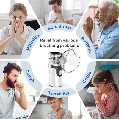 China CE Portable Mesh Nebulizer With Nebulization Adjustable Inhaler Medication Nebulizer Machine Water Temperature ≤50C for sale