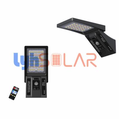 China Remote Control 3W Solar Deck Fence Lights Floor Lights 3000-6000k Outdoor With PIR Motion Sensor for sale