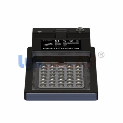China 110Lm/W Portable Solar Lights Outdoor 6000k With ABS And PC Lamp Housing for sale