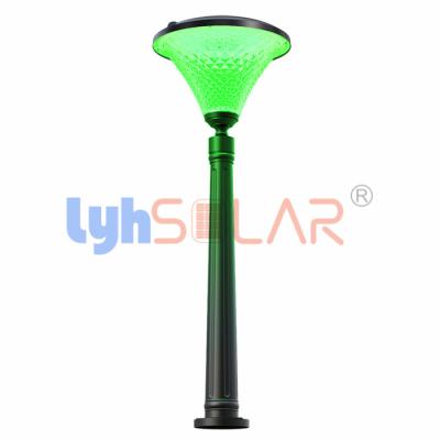 China 800lm Solar Powered Landscape Lights 8W Colorful LED With Remote Controller for sale