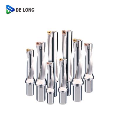 China 2 Times Double Helix Internal Cold Fast Hole Drilling CNC Cutters for sale