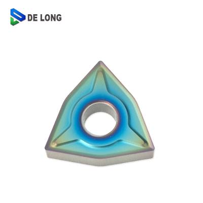 Cina WNMG080404 EM Inserti di tornitura CNC resistenti alla corrosione per parti in acciaio in vendita