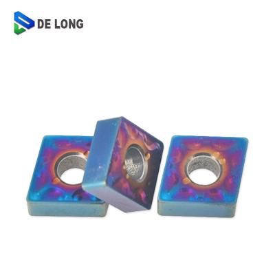 Cina CNMG120404 MA Turning Carbide Insert Alta durezza Nano Blu utensile di taglio CNC in vendita