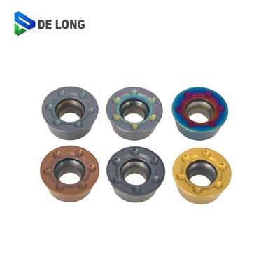 중국 RDMT1204 MO 텅스텐 탄화물 CNC 삽입 12.04mm 고강도 밀링 도구 판매용