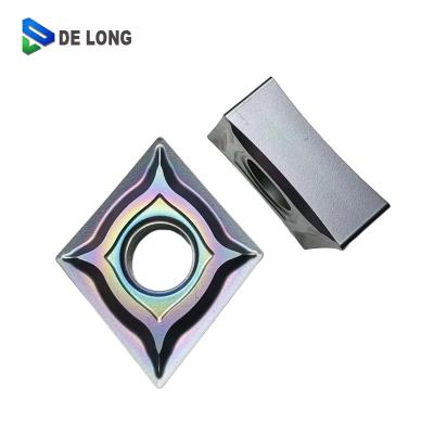 China Negative Rake Angle CNMG120408 EF Hardmetal Carbide Turning Insert For Quenching Stainless Steel Parts for sale