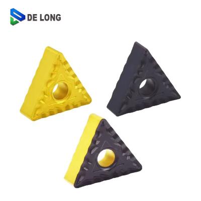 중국 비 맞춤형 DIN GB 표준 네거티브 래크 각도 이중 코팅 CNC 선삭 인서트 (강철 부품용) 판매용