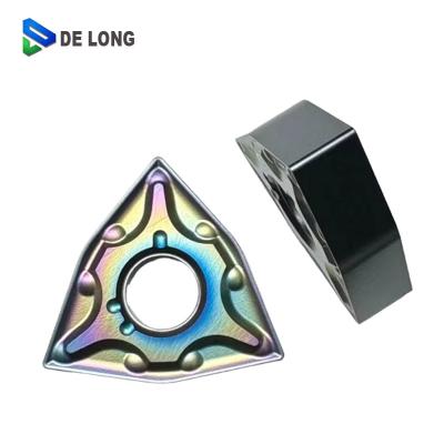 China Insertos de torneamento de metal duro duráveis e econômicos para peças de aço inoxidável temperadas com alta eficiência à venda