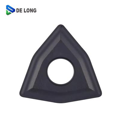 China Ângulo de Rastreamento Negativo WNMG080408 WNMG080412 TC Revestimento CVD Insertos de Torneamento CNC para Desbaste à venda